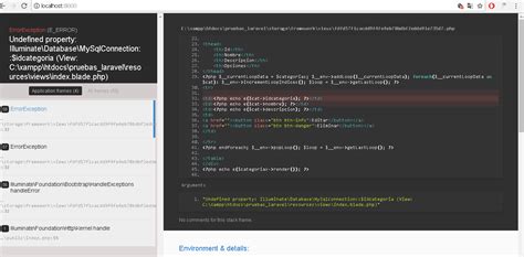 Php Error En Laravel Mysql 56 Stack Overflow En Español