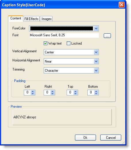 Column Tasks Menu ComponentOne List For WinForms