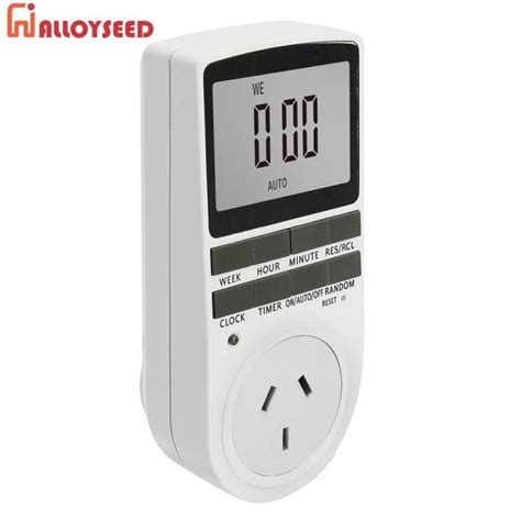 digital timer switch socket 240v time control socket au plug indoor