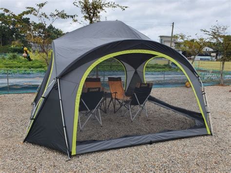 캠핑쉘터추천 스노우라인 라운드스크린하우스 4인가족에게 충분한 사이즈의 캠핑쉘터 네이버 블로그