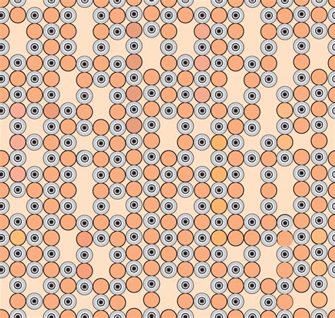 Abstract Geometric Pattern Circle Ornament Polka Dot Tile Ornament 524419 Vector Art At Vecteezy