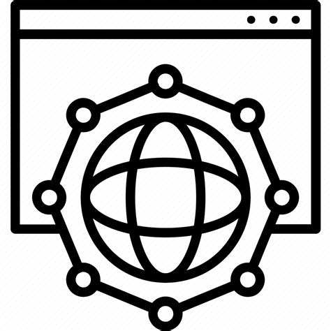 Global Network Web Internet Email Icon Download On Iconfinder