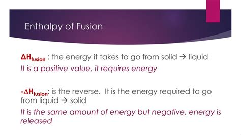 How To Determine Enthalpy Of Fusion From Phase Diagrams Enth