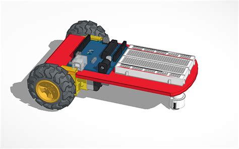 3d Design Carro Bot Tinkercad