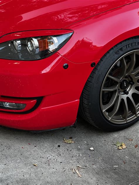 1st Gen Mazda 3 Mazdaspeed 3 Bumper Fitment Solution Full Kit Raiderfab