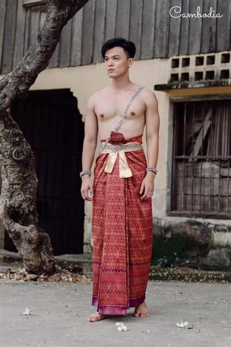 Cambodia 🇰🇭 Mens Clothing Khmer Tradition 👑 Traditional Outfits