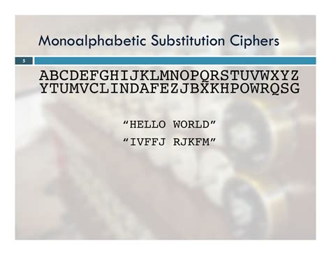 Breaking Monoalphabetic Substitution Ciphers Using Generic Algorithms