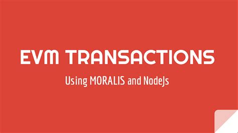 Wallet Transactions Using Moralis Coinmonks