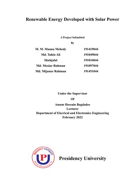 Pdf Using Microcontroller Based Solar Power System For Reliable Power Supply