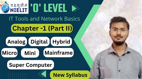 O Level Class 2 Introduction To Computer Chapter 1 It Tools And Network Basics M1r5 Youtube