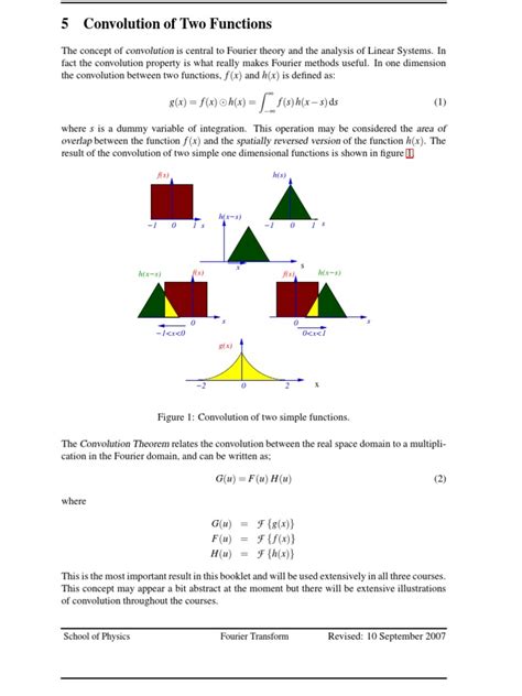 Convolution G X F X H X F S H X S Ds Pdf Convolution
