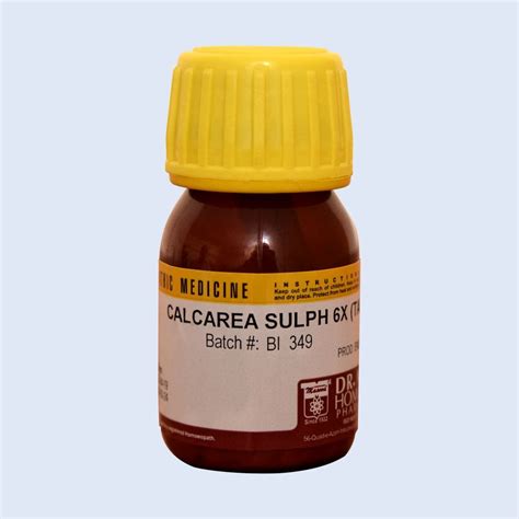 Calcarea Sulph 3x 6x 12x To 1000x Bio Chemic Salt Masood ® Dr