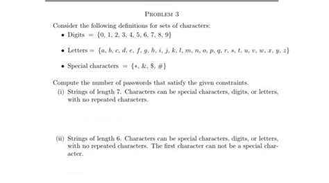 Solved PROBLEM Consider The Following Definitions For Sets Chegg Com