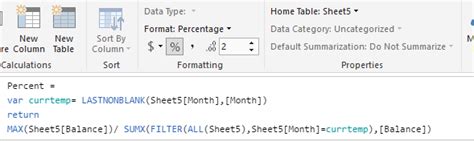 Solved Format Table To Enable Value Comparison Using Dax Microsoft