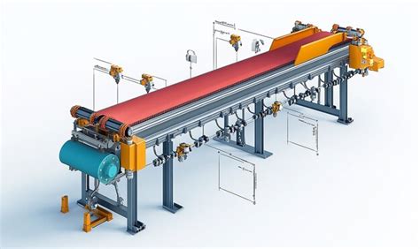 Working Principle Of Conveyor Belt Premium Ai Generated Image