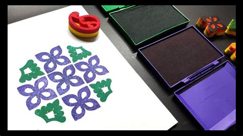 Easy Stamp Art For Beginners Stamp Design Youtube