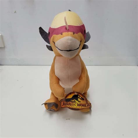 Jurassic World Dominion Dilophosaurus Dinosaur Plush Doll Soft Toy Bnwt