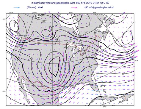 GRIB Geostrophic Wind Overlay Metview Documentation