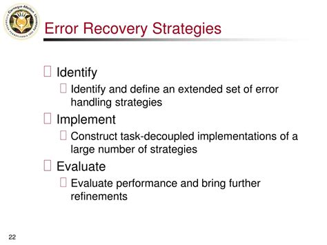 Ppt Error Awareness And Recovery In Task Oriented Spoken Dialogue Systems Powerpoint