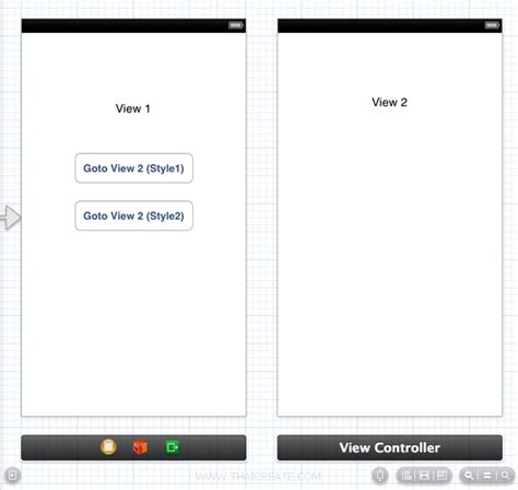 Iosiphone Storyboard Segue And Modal Action Segues Objective Ciphone