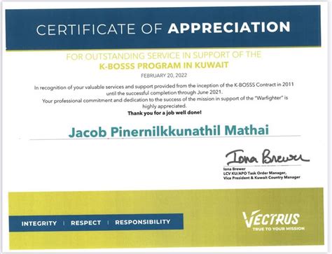 Jacob Mathai On Linkedin Krh Yourvaluedrivenpartnerofchoice Vectrus