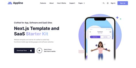 next js starter templates with authentication and more