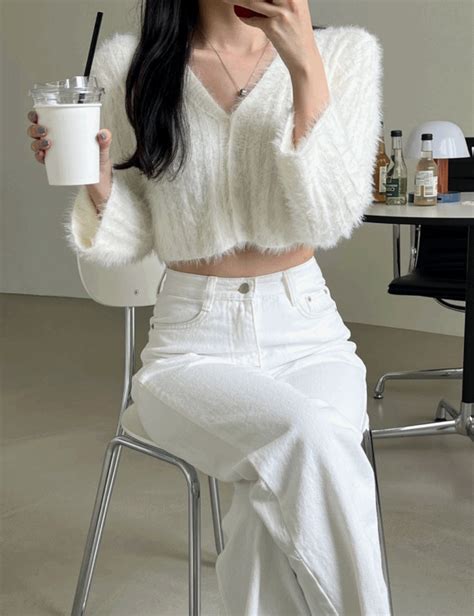 [러블리 실물보장] 솜사탕 퍼크롭 가디건 4color