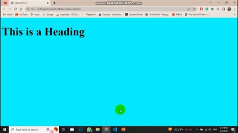 What Is Style In Html Lecture 3 Youtube
