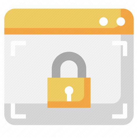 Browser Lock Security Ui Icon Download On Iconfinder