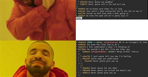 my colleagues idea of a good git history album on imgur