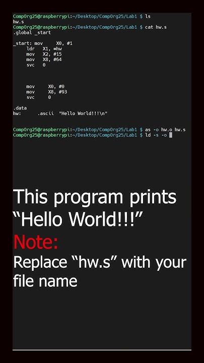 how to compile and execute an assembly language code youtube