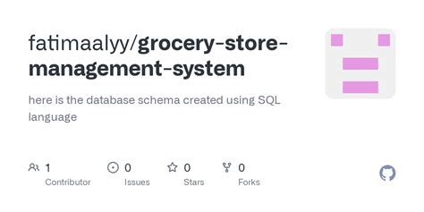 Github Fatimaalyygrocery Store Management System Here Is The Database Schema Created Using