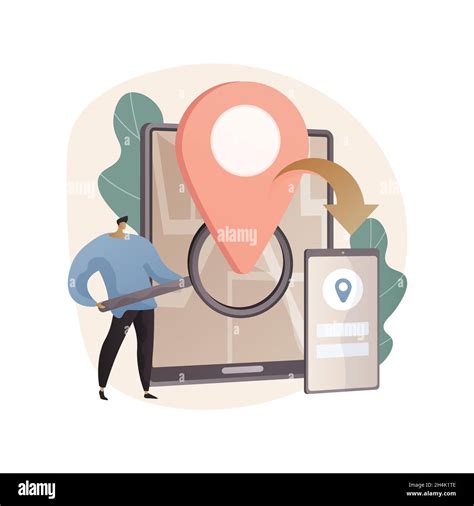 Cross Device Tracking Abstract Concept Vector Illustration Stock Vector