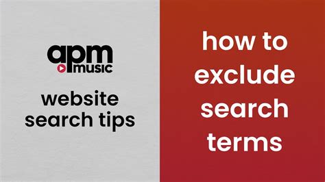 How To Exclude Search Terms Youtube
