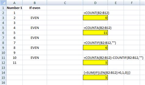 How To Count The Number Of Cells With Text In Excel HowtoExcel Net