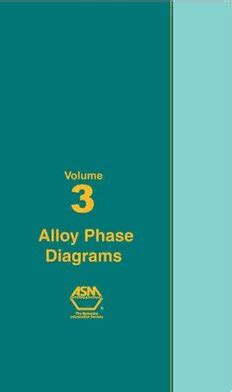 ASM Handbook Volume 3 Alloy Phase Diagrams Asm Handbook PDF