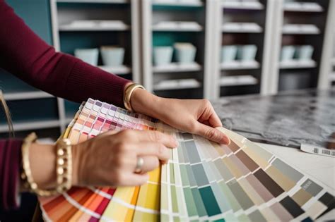 Premium AI Image Diy Enthusiasts Picking Out Paint Colors For A Room