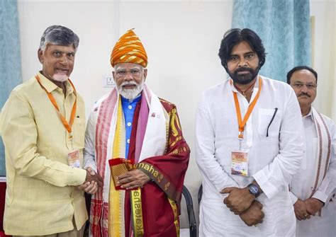 Lok Sabha Elections 2024 Pm Modis Show Of Nda Unity Before Filing
