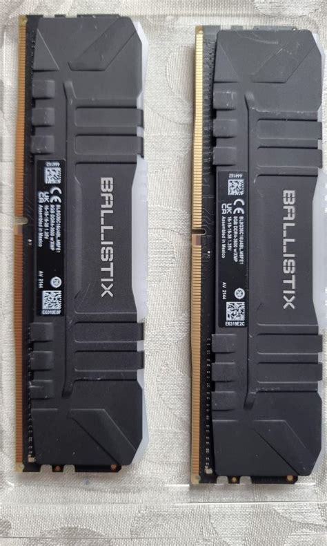 Crucial Ballistix 16gb Kit 8x2 Ddr4 3600 Computers And Tech Parts And Accessories Computer