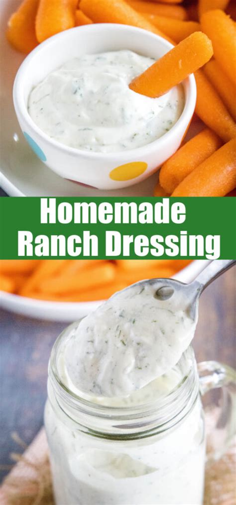 Homemade Ranch Dressing Dinners Dishes And Desserts