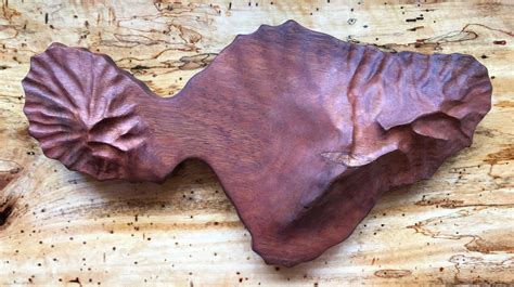 Maui Island Wall Hanging Koa Wood Sculpture Maui Hands
