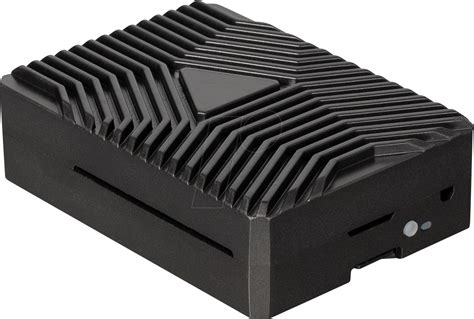 RPI CASE ALU Obudowa do Raspberry Pi aluminiowa czarna chłodzenie w reichelt elektronik