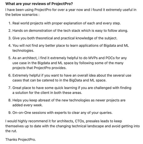 projects in big data data science and machine learning projectpro
