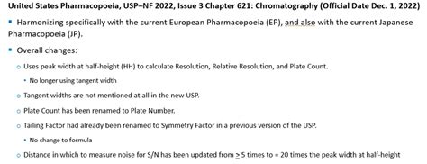 Usp Chapter 621 For Chromatography Usp Requirements Tip302 Waters