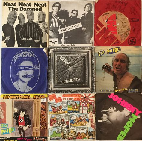 Lot 120 The Damned Sex Pistols 7 Rarities