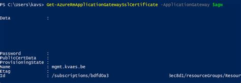 Azure Renewing The Ssl Certificate Of The Azure Application Gateway Karim Vaes