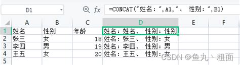 wps 字符串拼接详解（concat、concatenate） 鱼丸丶粗面 gitcode 开源社区