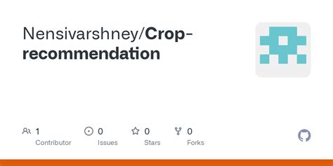GitHub Nensivarshney Crop Recommendation
