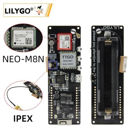 lilygo® ttgo t beam v1 1 ipex esp32 lora 433 868 915 923mhz wifi