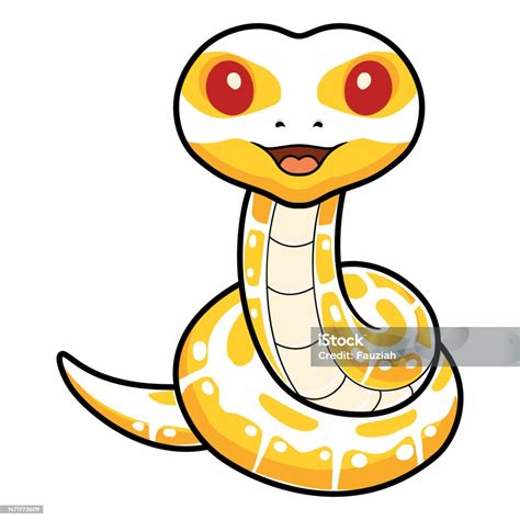 Kartun Ular Python Bola Albino Lucu Ilustrasi Stok Unduh Gambar Sekarang Alam Alamiah